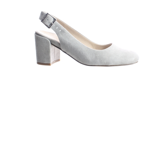 Vionic | Shoes | Vionic Womens Plaza Nareen Light Grey Suede Slingbacks ...